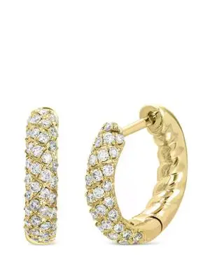 ANITA KO Small Zoe Diamond Huggie Earrings - Gold