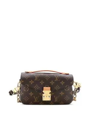 LOUIS VUITTON Monogram Canvas Pochette Metis East West Crossbody Bag - Brown