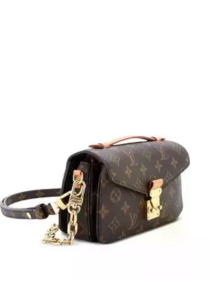 LOUIS VUITTON Monogram Canvas Pochette Metis East West Crossbody Bag - Brown