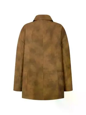 STUDIO TOMBOY Button-down Long-sleeve Faux-suede Jacket