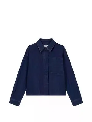 STUDIO TOMBOY Corduroy-texture Denim Shirt