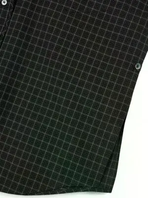 STUDIO TOMBOY Check-pattern Button-down Cotton Shirt