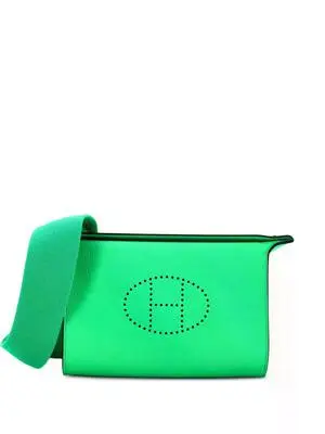 Hermès Togo Videpoche Crossbody Bag - Green