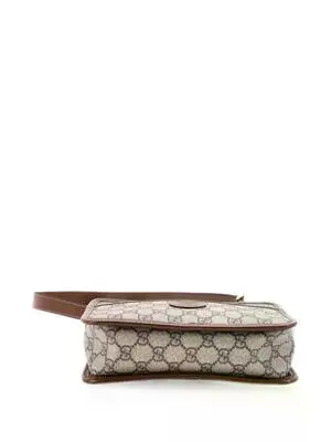 Gucci Interlocking G Patch Camera Bag Gg Coated Canvas Mini Crossbody Bag