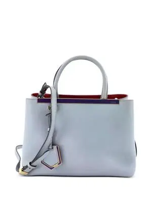 Fendi 2jours Leather Petite Satchel - Blue