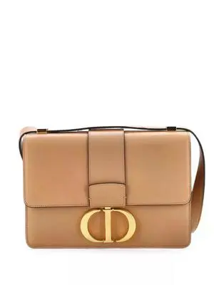 Dior 30 Montaigne Flap Bag Leather Shoulder Bag - Neutrals