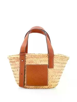 Loewe Basket Raffia Small Tote Bag