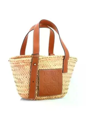 Loewe Basket Raffia Small Tote Bag