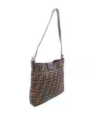 Fendi Zucca Canvas Shoulder Bag