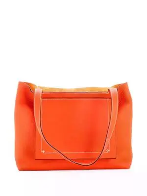Hermès Cabasellier Clemence 31 Tote Bag - Orange