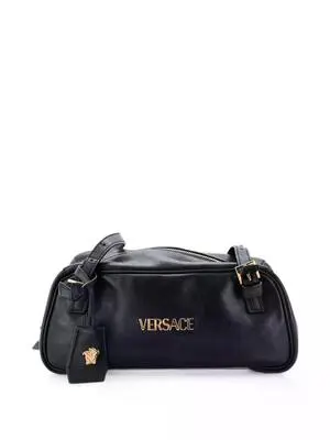 Versace Leather Tag Bowling Bag
