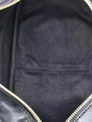 Versace Leather Tag Bowling Bag