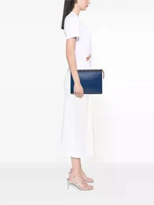 LOUIS VUITTON 2018 Epi Pochette Voyage Mm Clutch Bag - Blue
