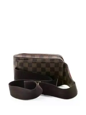 LOUIS VUITTON Geronimos Damier Ebene Waist Bag - Brown