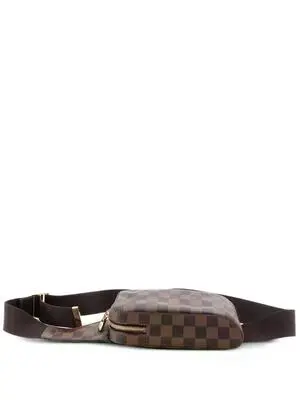 LOUIS VUITTON Geronimos Damier Ebene Waist Bag - Brown