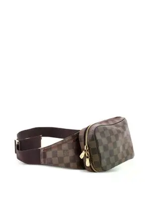 LOUIS VUITTON Geronimos Damier Ebene Waist Bag - Brown