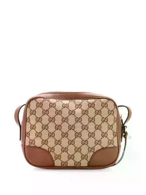Gucci Bree Disco Gg Canvas With Leather Mini Crossbody Bag