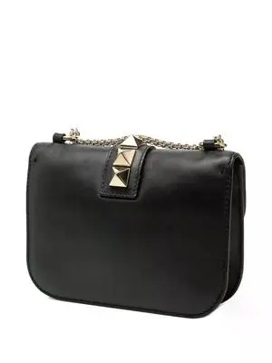 Valentino Garavani Rockstud Glam Lock Small Leather Crossbody Bag
