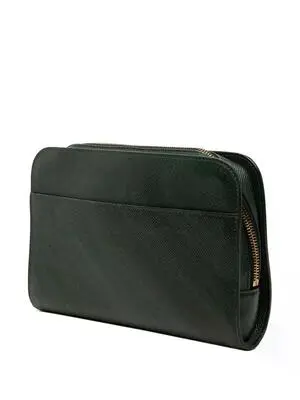 LOUIS VUITTON Taiga Leather Pochette Baikal Clutch Bag