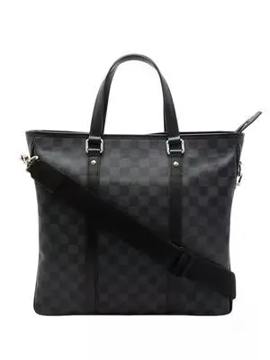 LOUIS VUITTON 2015 Damier Graphite Tadao Satchel