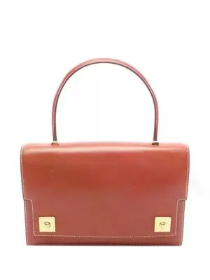 Hermès 1992 Box Calf Piano Handbag - Brown