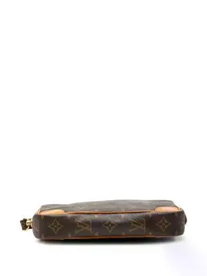 LOUIS VUITTON Monogram Canvas Marly Dragonne Pm Clutch Bag - Brown
