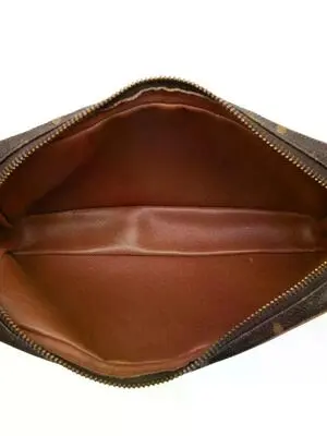 LOUIS VUITTON Monogram Canvas Marly Dragonne Pm Clutch Bag - Brown