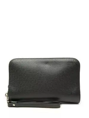 LOUIS VUITTON 2007 Taiga Pochette Baikal Clutch Bag - Black