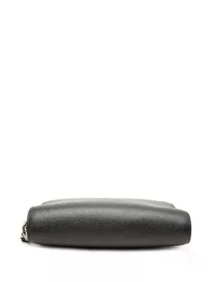 LOUIS VUITTON Taiga Leather Pochette Baikal Clutch Bag