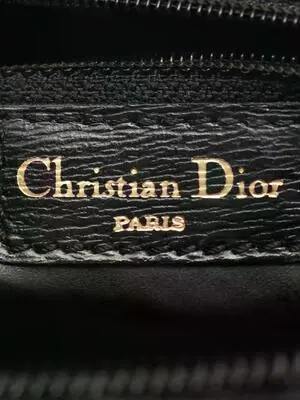 Dior Leather Top Handle Handbag
