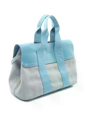 Hermès 1990-2020 Toile And Swift Valparaiso Pm Handbag