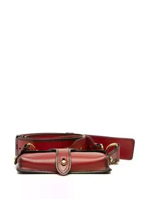 Dior 2017 Mini Leather D Bee Saddle Bag Crossbody Bag