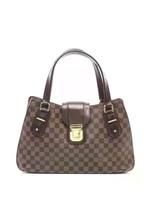 LOUIS VUITTON 2008 Damier Ebene Griet Tote Bag - Brown