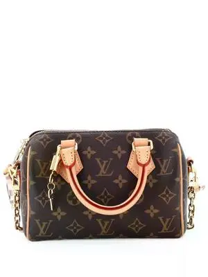 LOUIS VUITTON Monogram Speedy Bandouliere 20 Bag - Brown