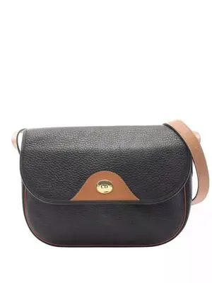 Dior 1980-1990 Leather Crossbody Bag - Black