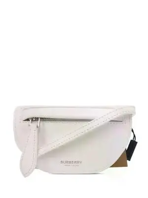 Burberry 2018-2023 Micro Leather Olympia Crossbody Bag - White