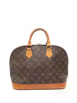 LOUIS VUITTON 1994 Monogram Alma Pm Handbag - Brown