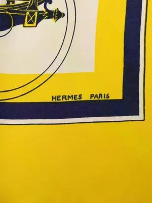 Hermès 20th Century Ex Libris Silk Scarf 90 Scarves