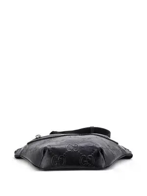 Gucci Gg Embossed Perforated Leather Belt Bag