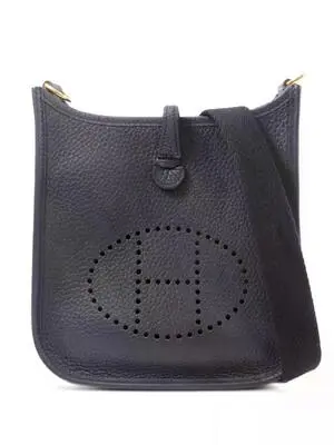 Hermès Tpm Evelyne Calfskin Shoulder Bag - Black