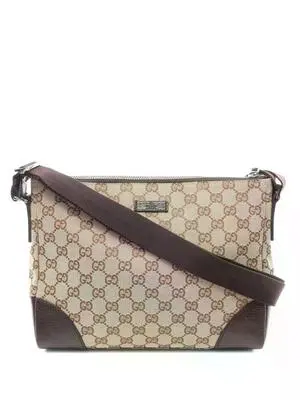 Gucci 2000-2010 Gg Canvas Crossbody Bag - Neutrals
