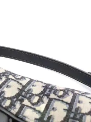 Dior Mini Saddle Bag Satchel - Blue