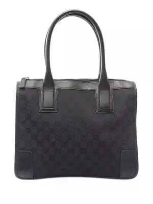 Gucci 2000-2015 Gg Canvas Handbag - Black