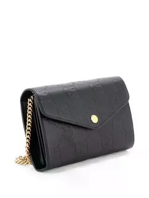Gucci Envelope Wallet On Chain Guccissima Leather Shoulder Bag
