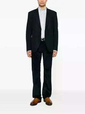 Etro Corduroy Straight-leg Trousers - Blue