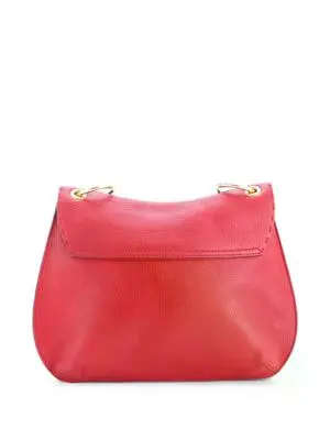 Gucci Gg Marmont Animalier Shoulder Bag Leather Medium Crossbody Bag - Red