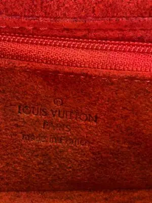 LOUIS VUITTON Monogram Vernis Satchel - Red