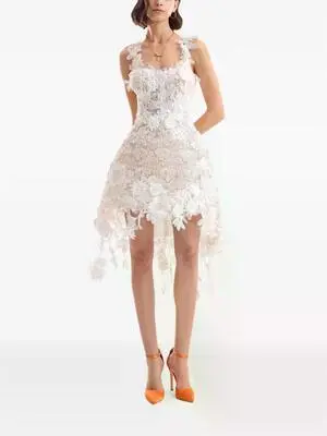 GEMY MAALOUF Floral-lace Cage Dress