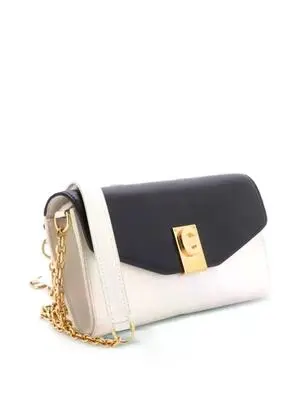 Celine C Wallet On Chain Leather Crossbody Bag