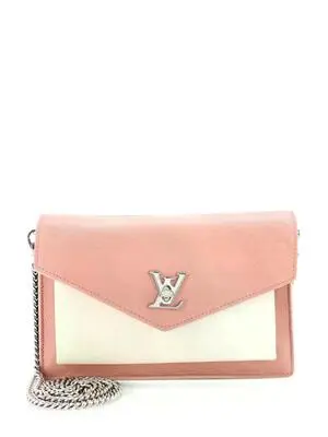 LOUIS VUITTON Mylockme Chain Pochette Leather Clutch Bag - Multicolour